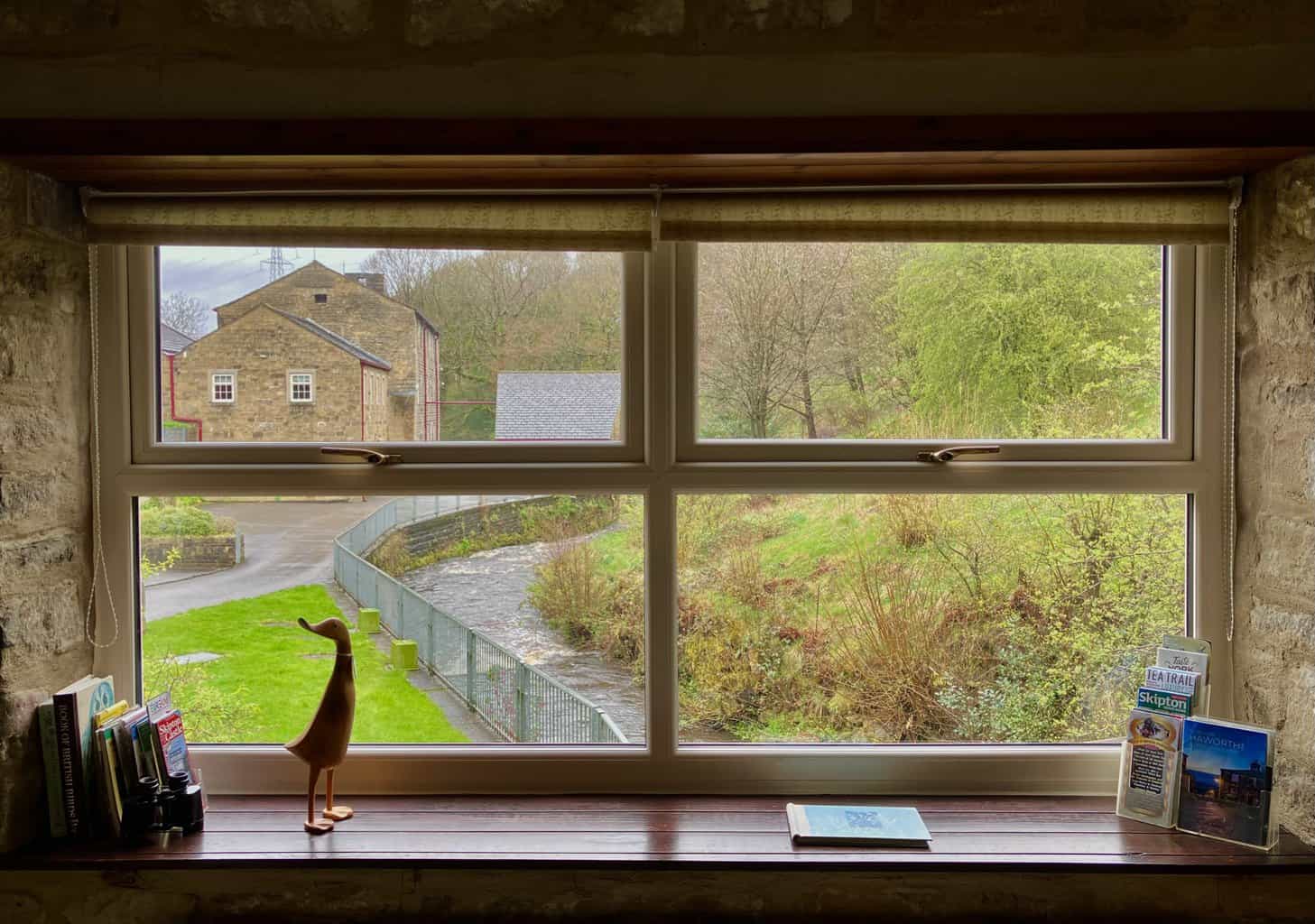 12 lounge window view - Hewenden Mill Cottages